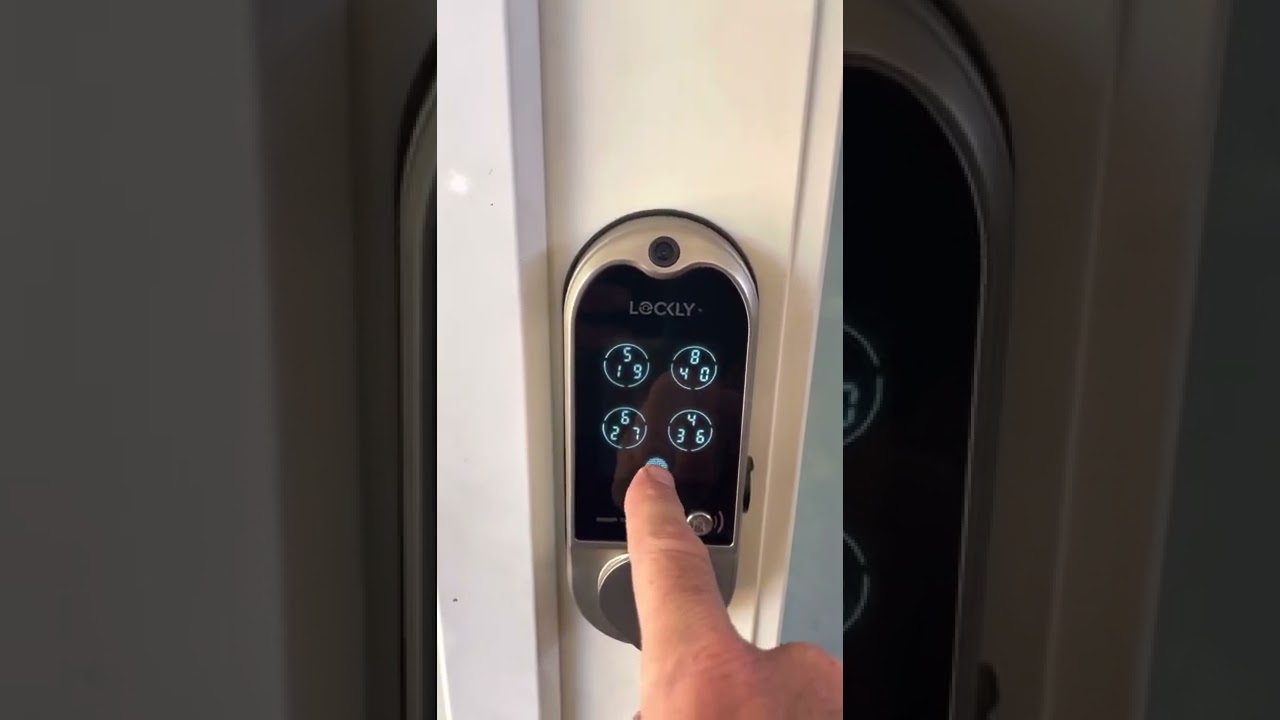Accessing Lockley door lock - YouTube