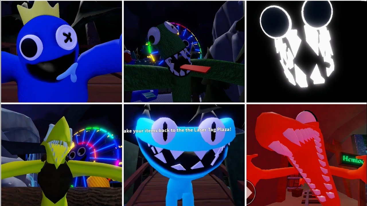 Rainbow Friends Chapter 2 All Jumpscares | Rainbow Friends 2 - YouTube