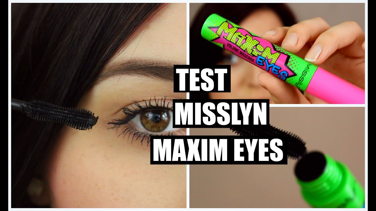 TEST Misslyn Maxim Eyes Volume Mascara Smakowaa - YouTube