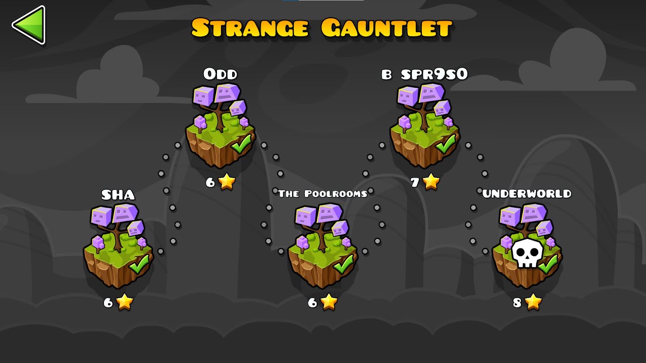 Strange Gauntlet Full Showcase | Geometry Dash - YouTube