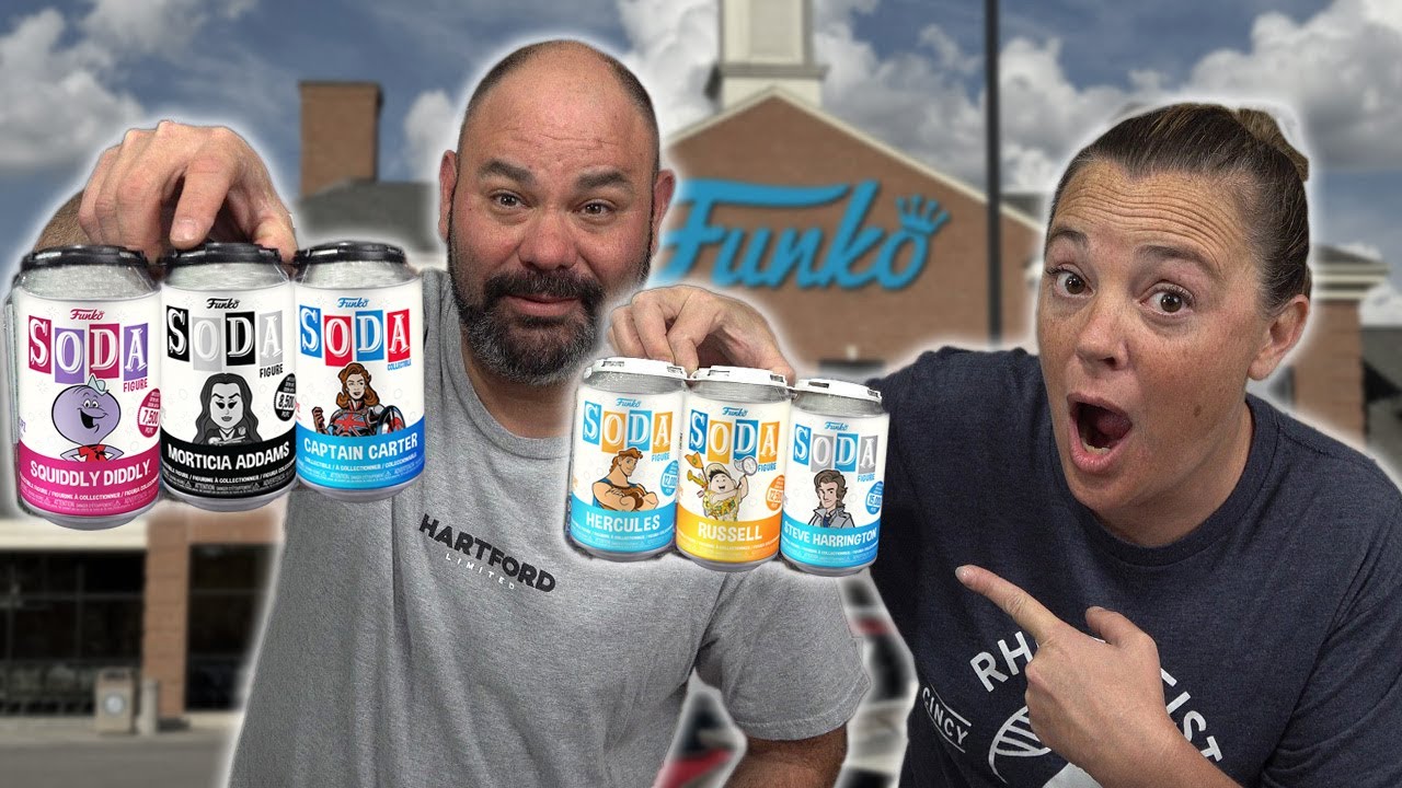 Funko Soda Mystery Six Pack Battle! Vs. Husband Vs. Wife - YouTube