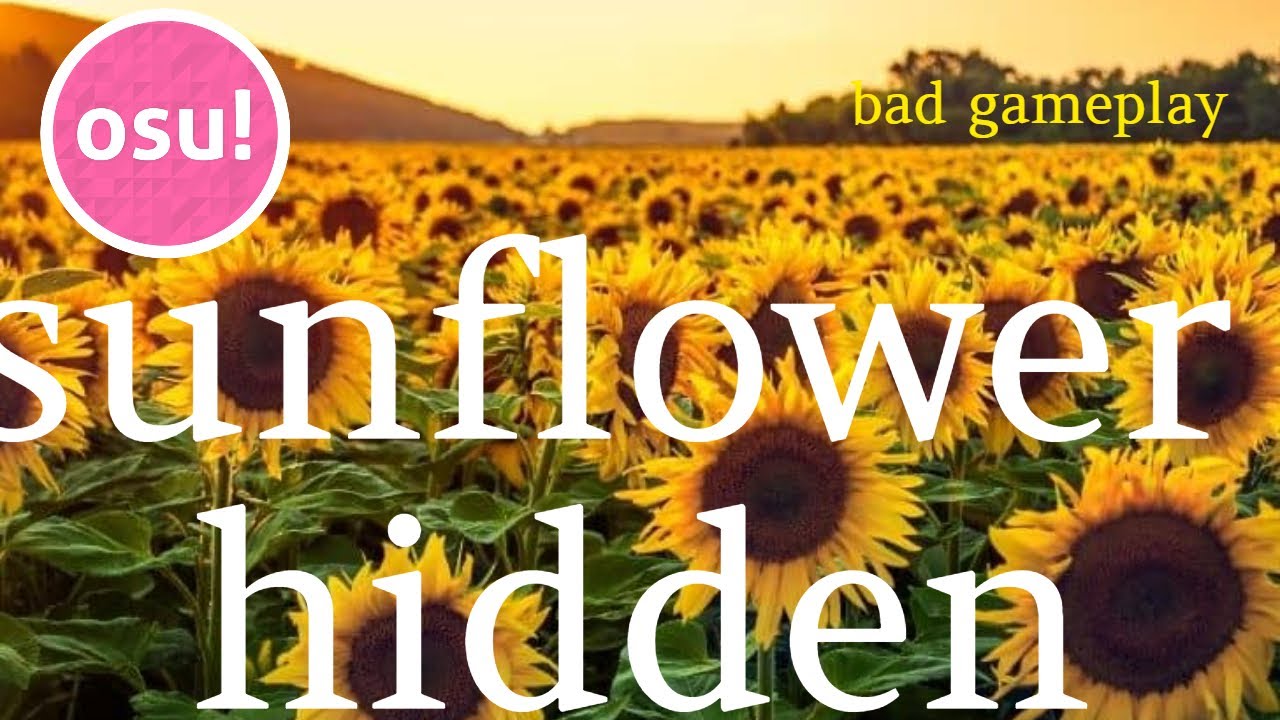 Osu! | sunflower with hidden - YouTube