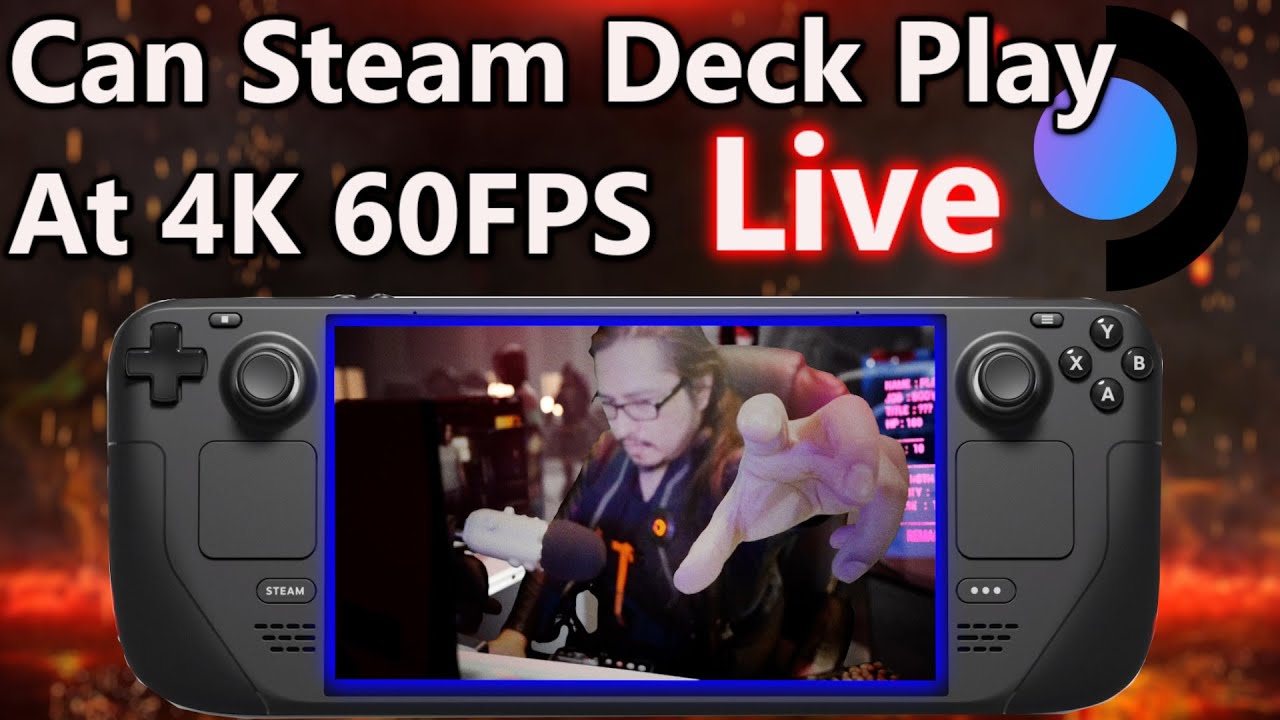 Live Stream Steam Deck Games Running At 4K 60FPS What Game Can? Warzone ...