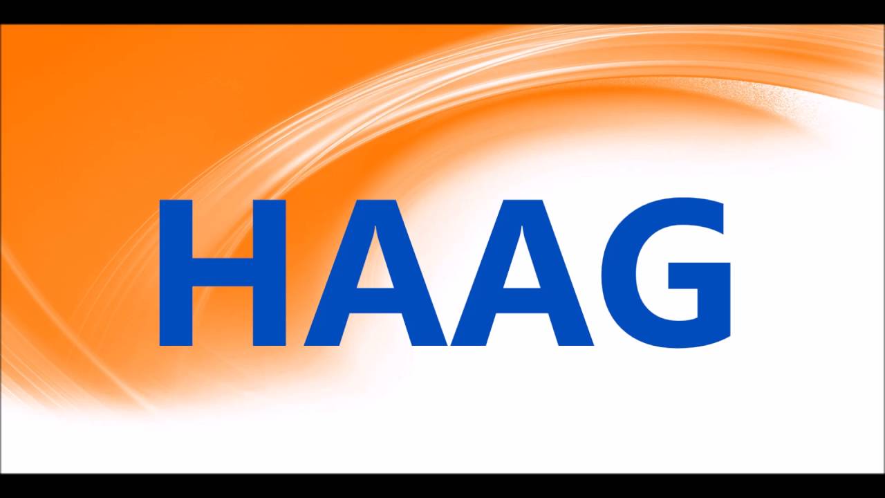 HOW TO PRONOUNCE HAAG - YouTube