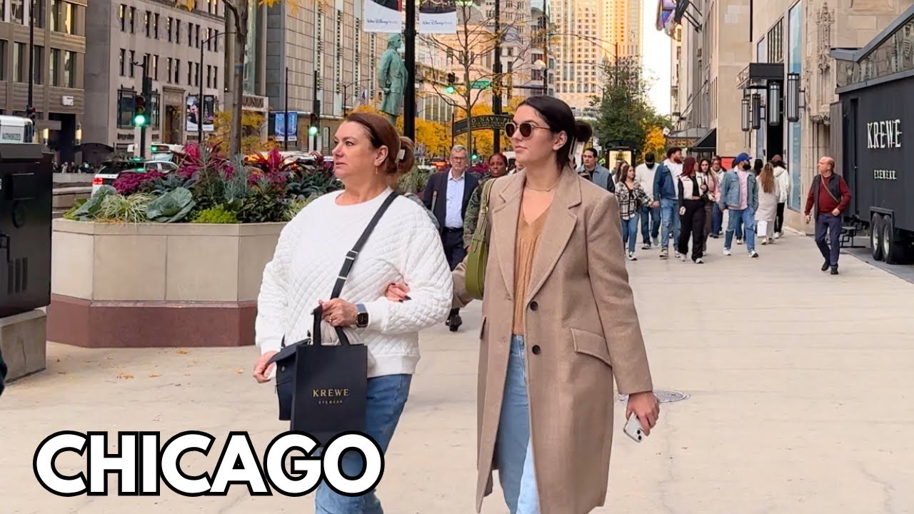 Fall in Chicago Walking Tour on Friday | October 25, 2024 | 4k Video ...