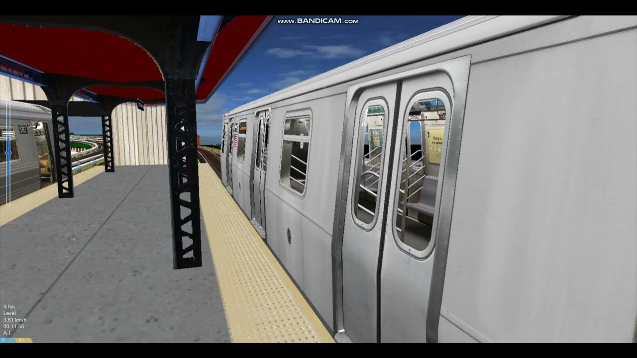 Openbve New 3d 2022 R160B Siemens Q Train Arriving & Departing at Brighton Beach - YouTube