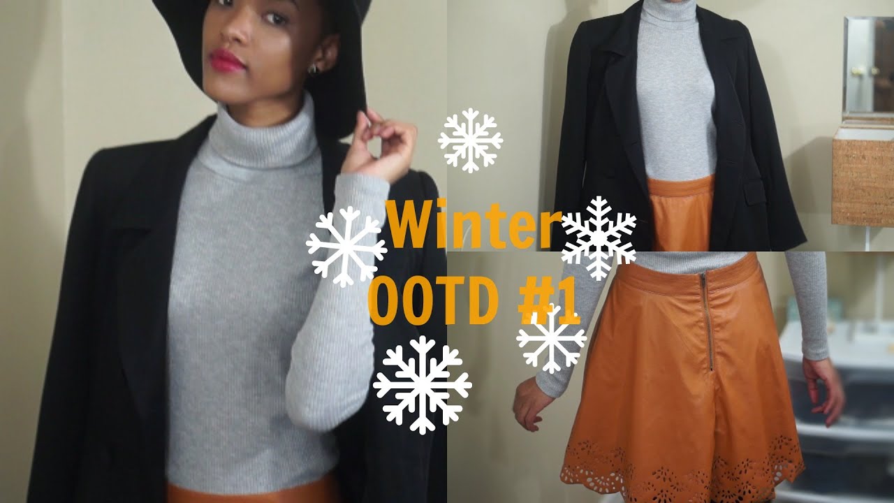 Winter OOTD #1 - YouTube