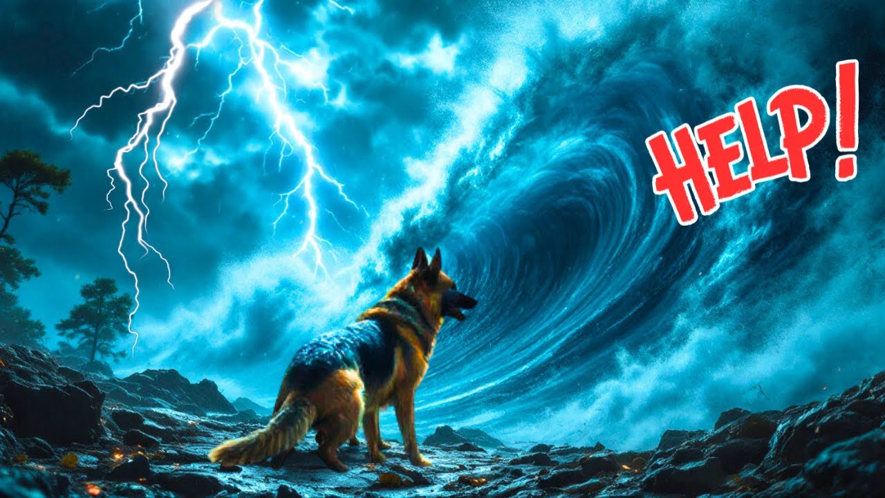 K9 German Shepherd Dog Jumps Into Storm After Hearing Screams. Secrets ...