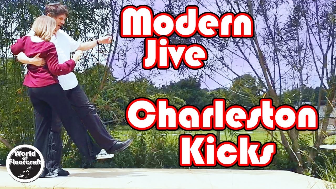 Intermediate Modern Jive - First Move Charleston Kicks - YouTube