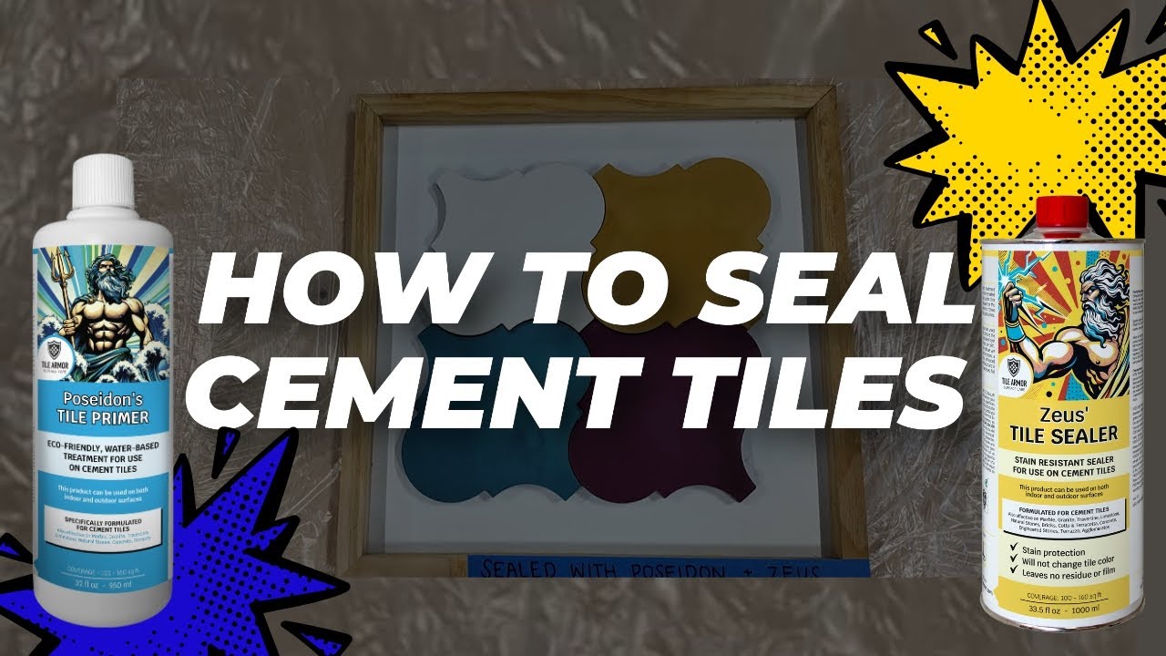 How to Prime and Seal Cement Tiles for Lasting Shine (DIY Guide) - YouTube