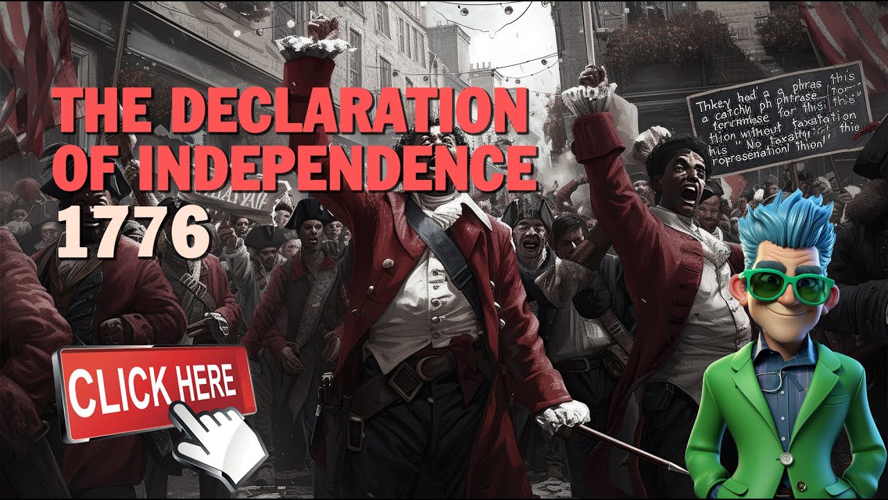 The American Declaration of Independence in 1776 for young learners ...