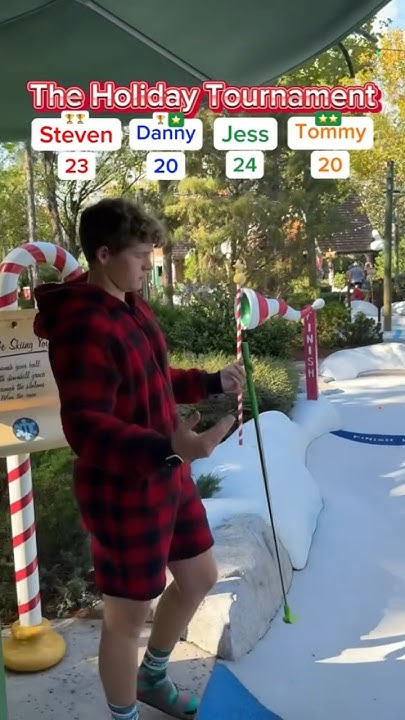 The Holiday Tournament Hole 11 Part 1 Minigolf Minigolfcourse Golf Miniputt Puttputt