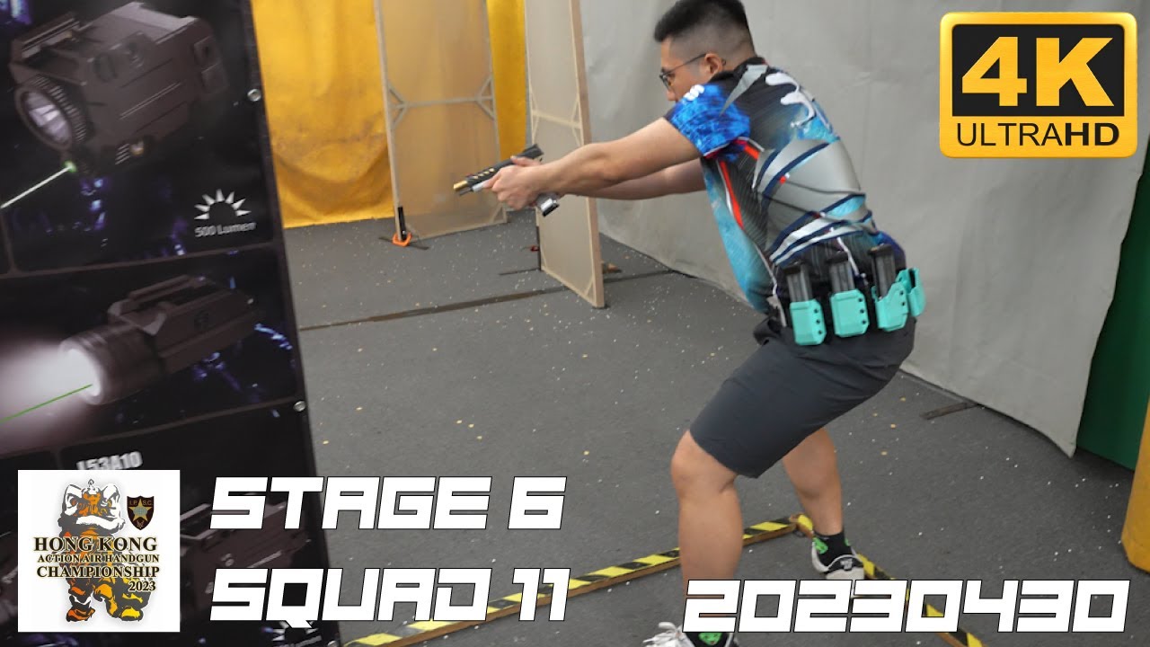 HKAAHC 2023｜Hong Kong Action Air Handgun Championship 20230430｜Stage 6｜Squad 11｜HK SHOOTER - YouTube