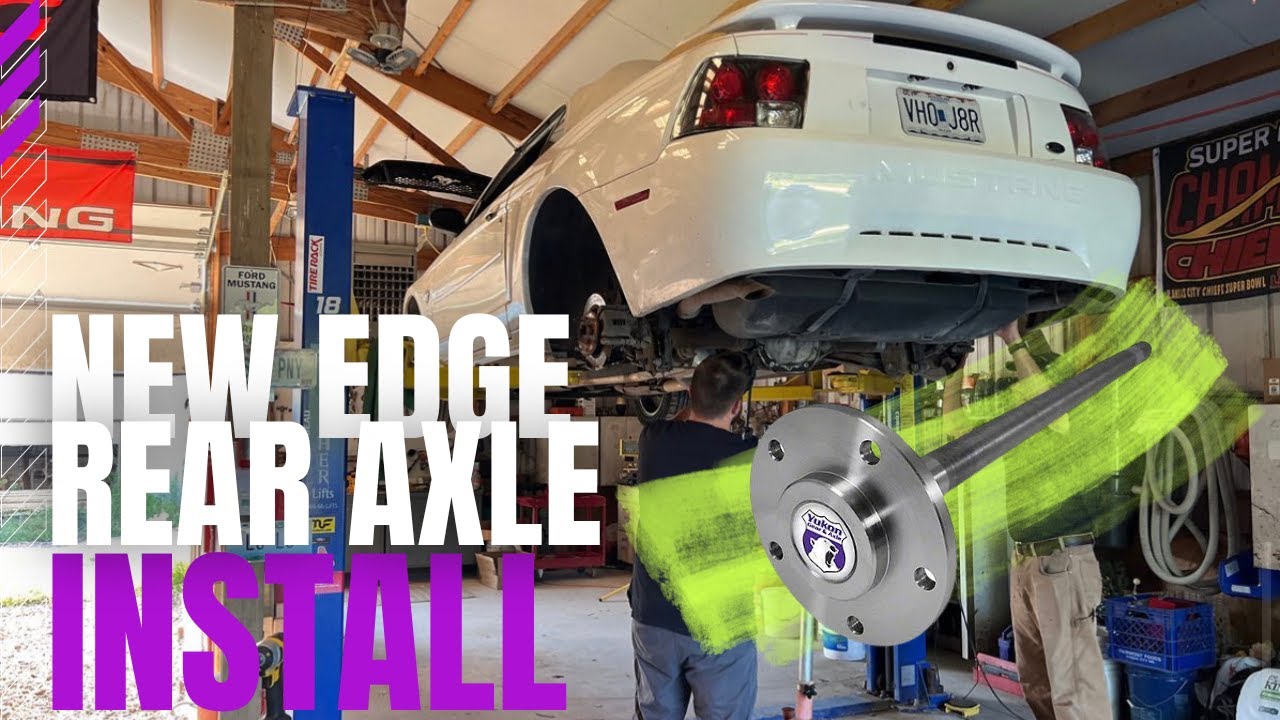 2004 New Edge Mustang Rear Axle Replacement - YouTube