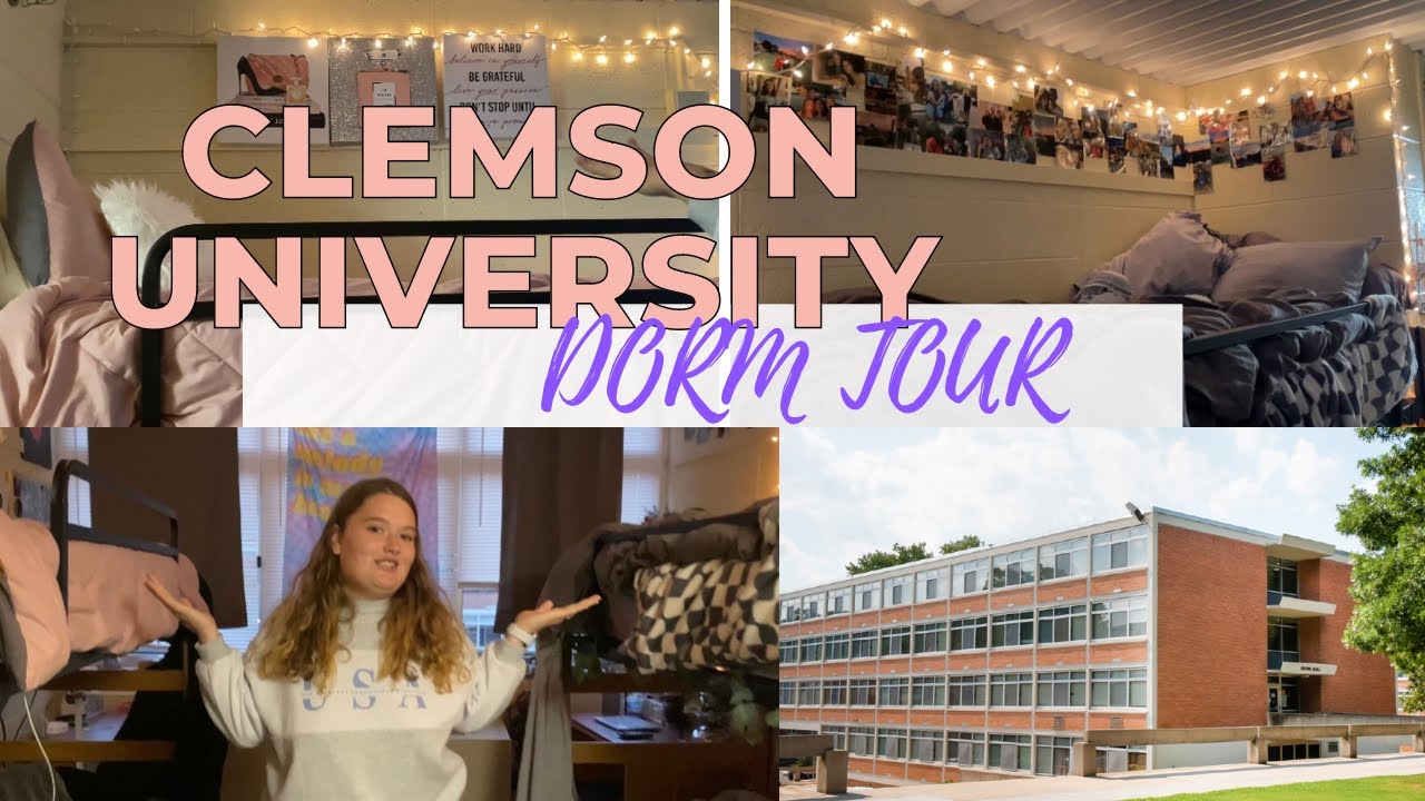 clemson university dorm tour♡ (young hall, shoeboxes) | Emily Britt ...