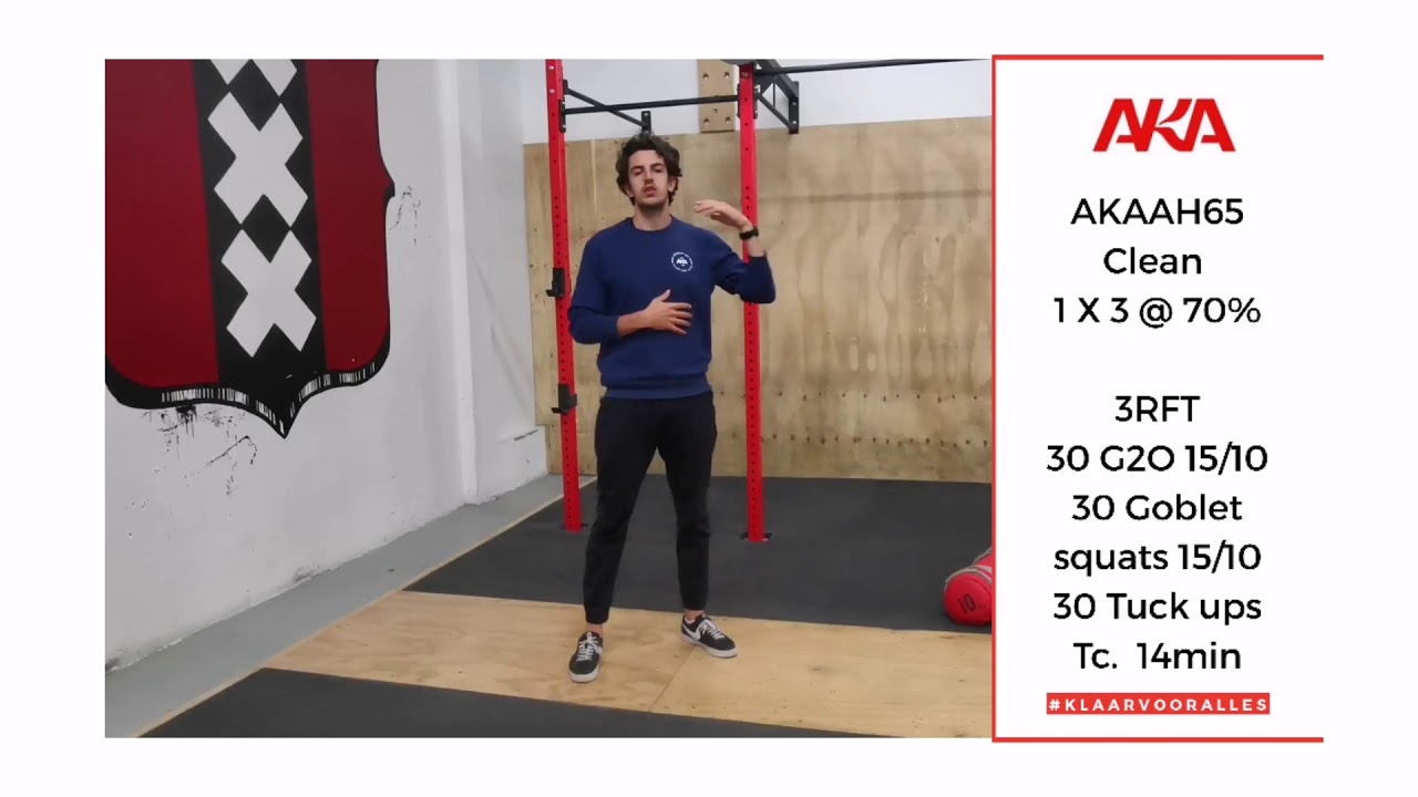 CROSSFIT WOD (@home. Strength. Wod tc. 14min) - YouTube