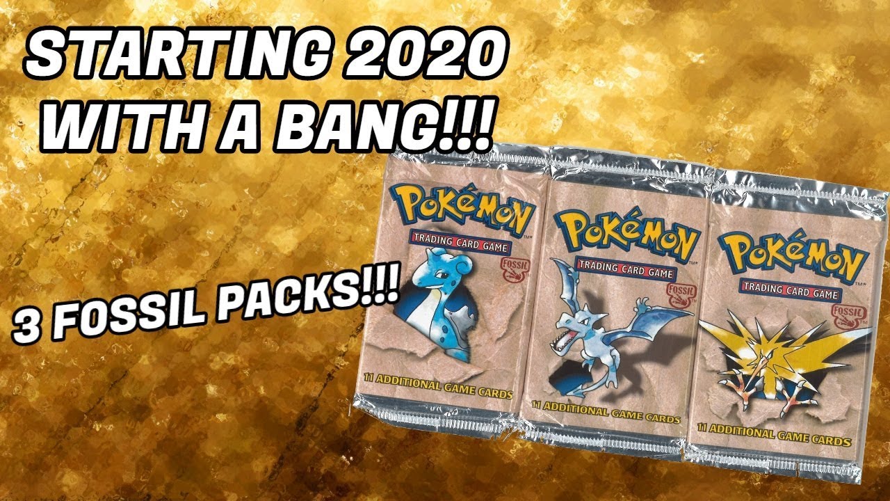STARTING OFF 2020 WITH A BANG!!! [VINTAGE FOSSIL PACKS] - YouTube