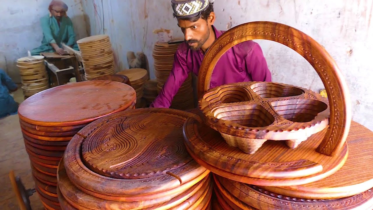 Making an Amazing Mind Blowing Wood Spring DRY Fruit Basket - YouTube