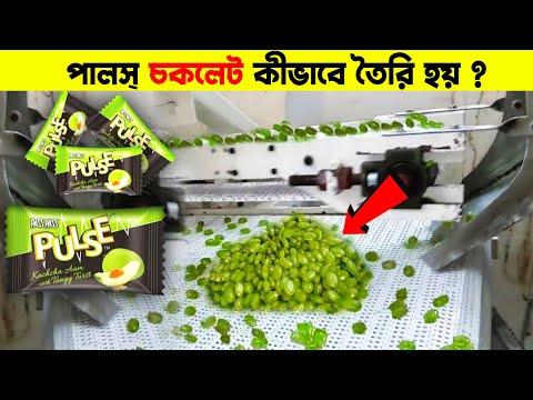 দেখুন ফ্যাক্টরিতে কিভাবে তৈরি হচ্ছে Pulse চকলেট  Pulse Chocolate Making Process 😋