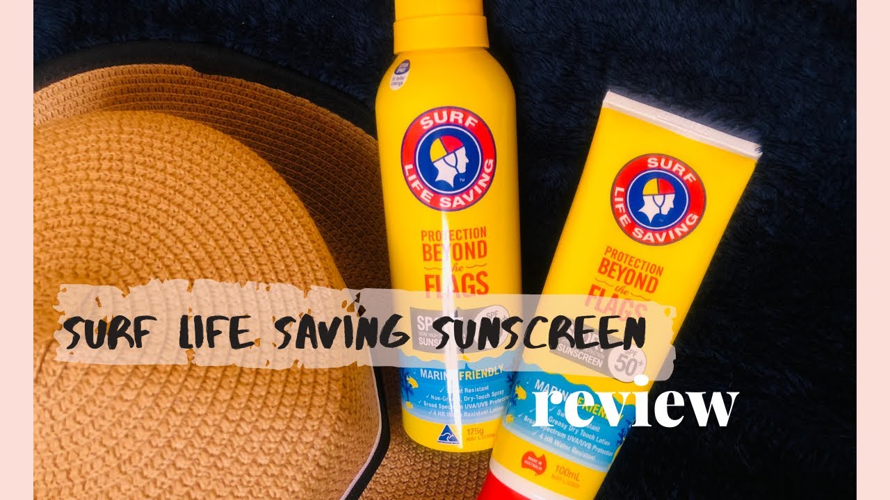SURF LIFE SAVING SUNSCREEN REVIEW - YouTube