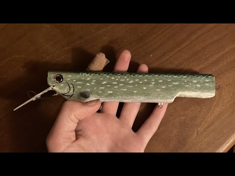 Lure painting without an air brush: northern pike