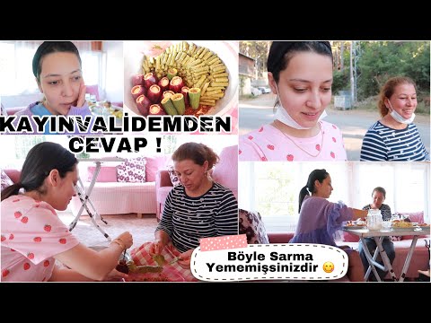 KAYINVALİDEMİN EFSANE SARMA DOLMA TARİFİ😍 AŞI OLDUM 😭 KAYINVALİDEMİN YORUMLARA CEVABI❗️ YAYLADAYIZ