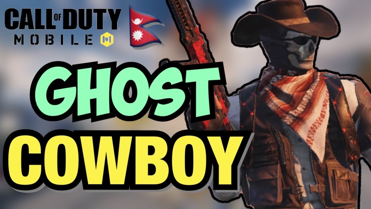 *NEW* Ghost CowBoy Skin GamePlay | COD Mobile Battle Royale Season 6 ...