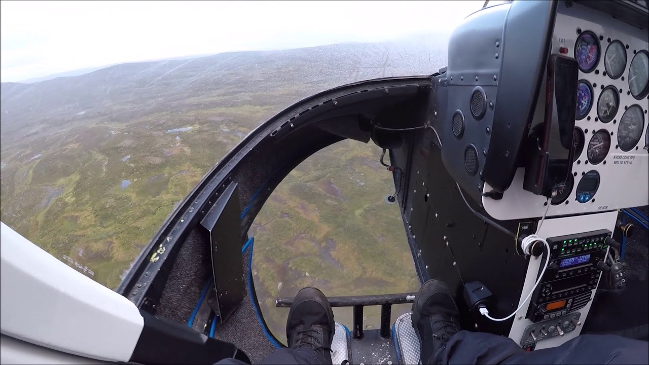 Ammarnäs-Hemavan / Kungsleden helicopter - YouTube
