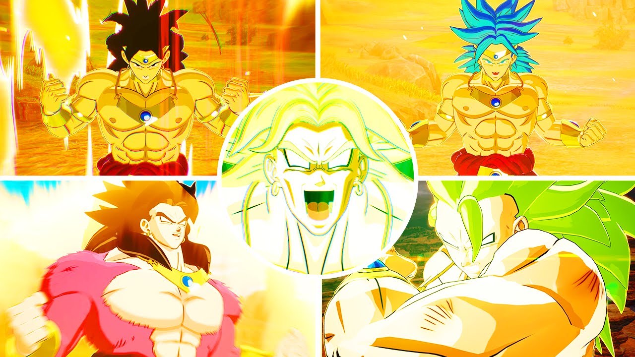 ALL BROLY Transformations In Dragon Ball Sparking ZERO! - YouTube