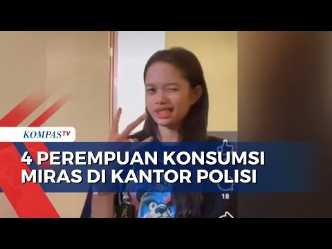 Viral! 4 Perempuan Konsumsi Miras di Mapolres Sikka