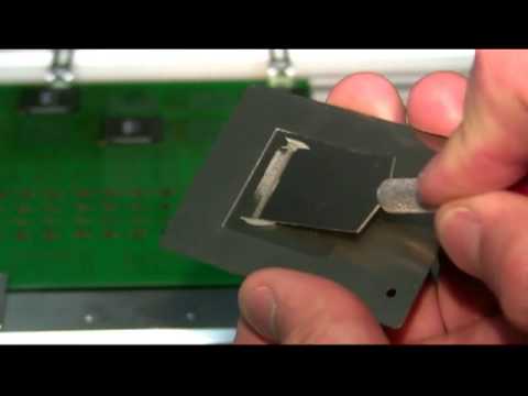 Solder paste printing onto BGA Component prior to Alignment and ...