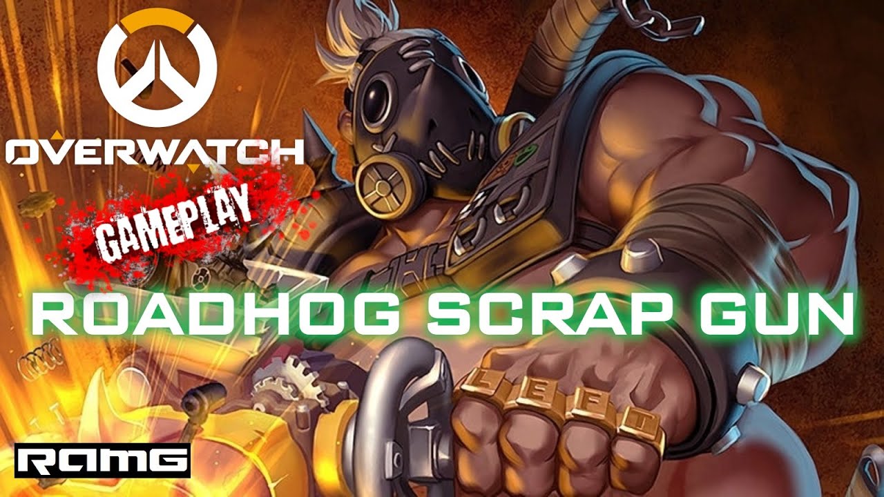 Overwatch | Roadhog Scrap Gun | HD | 60 FPS | Crazy Gameplays!! - YouTube