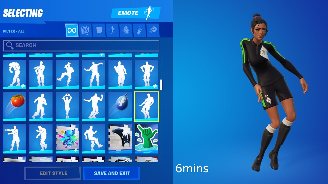 FORTNITE Wiggle Emote 6mins VERSION - YouTube