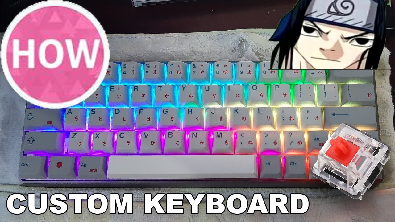 My first custom keyboard + osu gameplay - YouTube