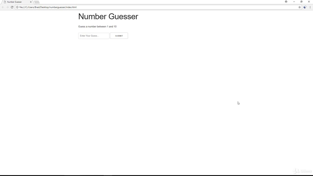 39. Number Guesser [Part 1] - Build The UI - YouTube