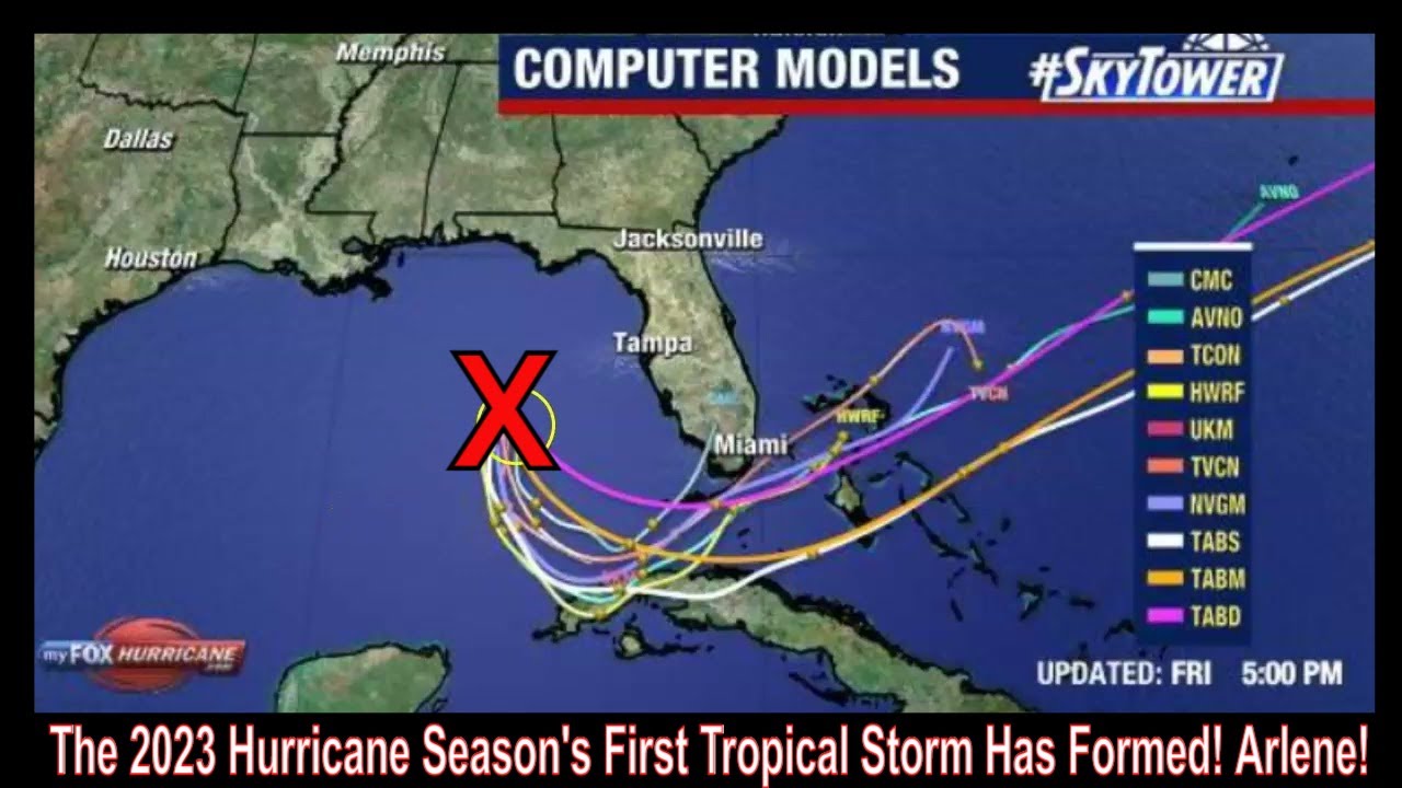 The 2023 Hurricane Season's First Tropical Storm Has Formed! Arlene ...
