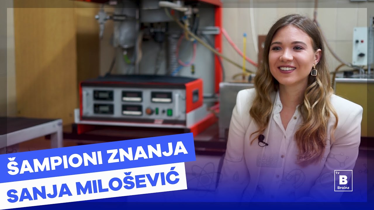 Šampioni znanja - Sanja Milošević - YouTube