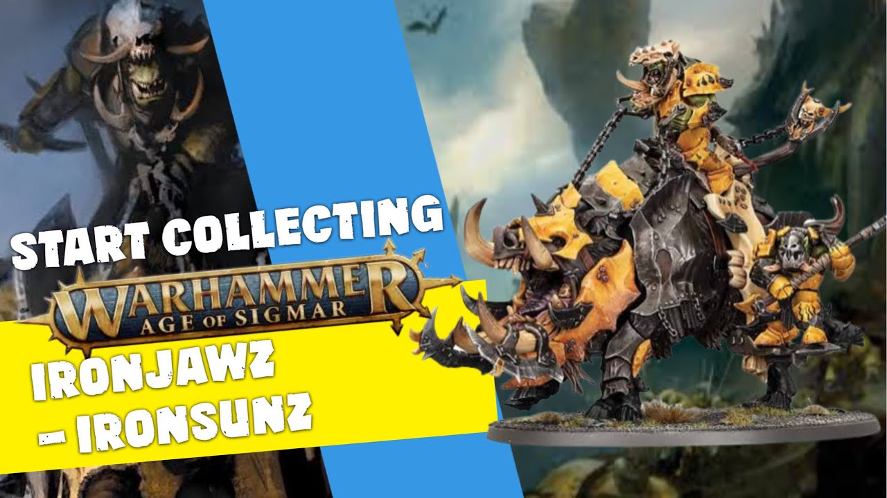 Start Collecting Warhammer Age of Sigmar: Ironjawz - Ironsunz - YouTube