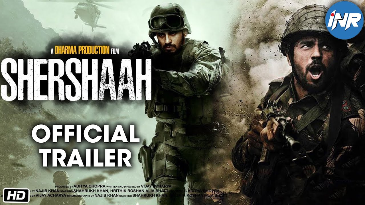 Shershah Movie Official Trailer | Sidharth Malhotra | Kiara Advani ...