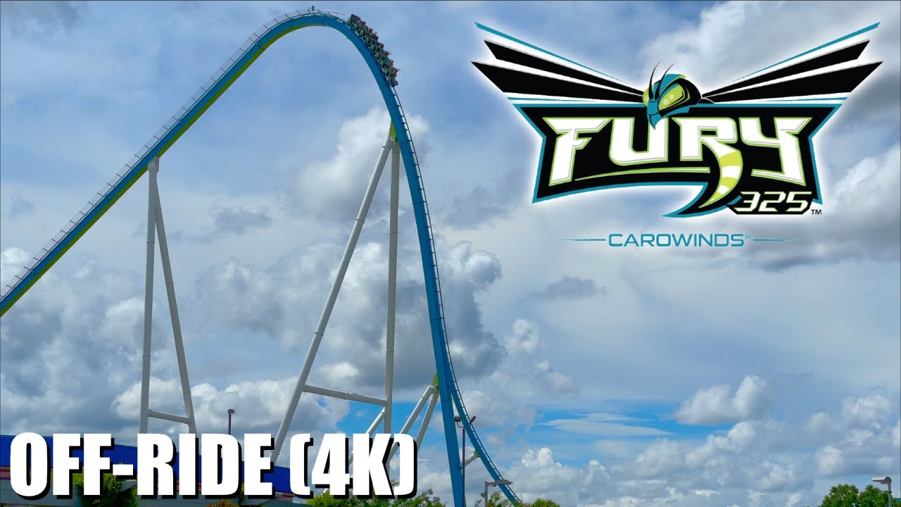 Fury 325 Off-Ride (4K) - Carowinds - Non Copyright - YouTube