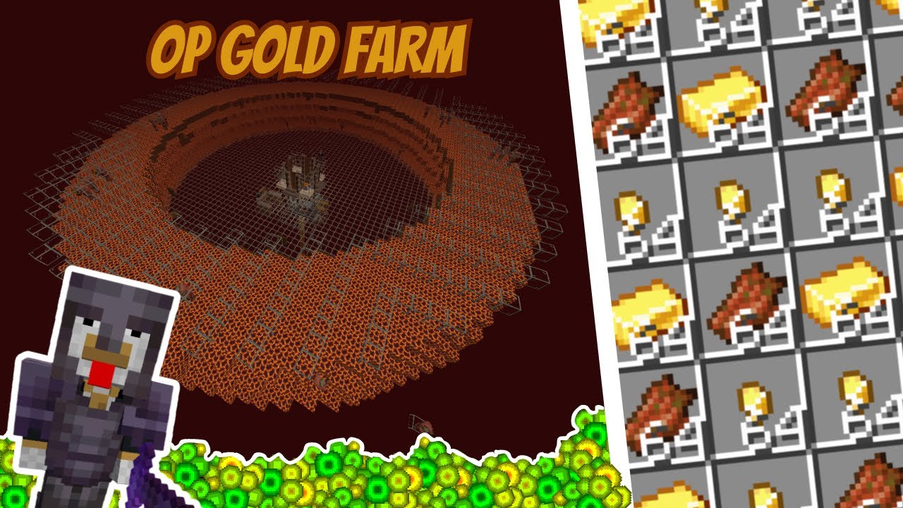 OP Gold Farm in Survival Minecraft! S.6 Ep.3 - YouTube