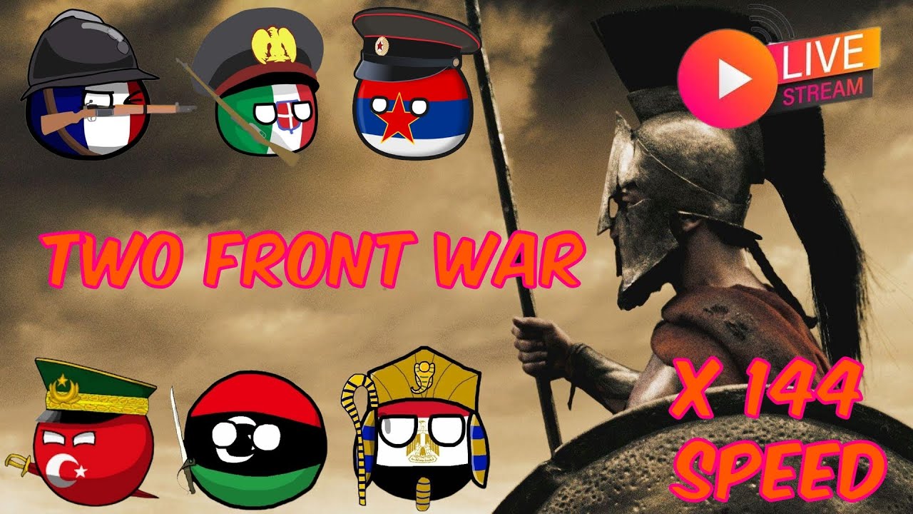 Two front war (x144 speed stream highlight) #callofwar - YouTube