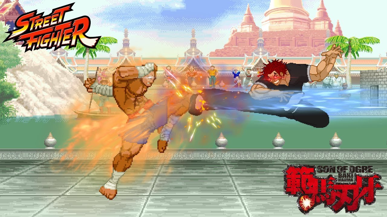 Sagat vs Yujiro Hanma - Street Fighter X Baki the Grappler l Capcom X ...