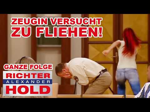 Angriff mit Pfefferspray! Verdächtige versucht zu fliehen! | Richter Alexander Hold