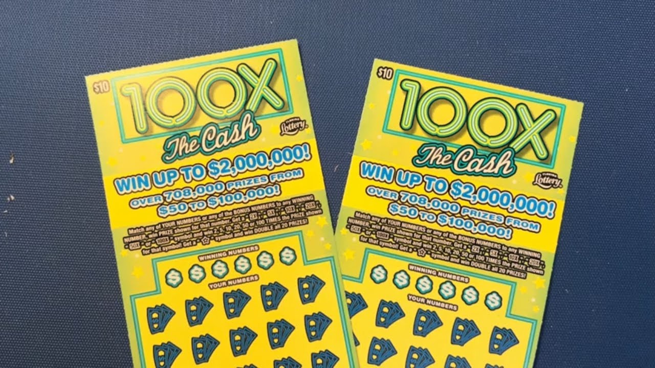A COUPLE OF 100X THE CASH SCRATCH OFFS FROM THE FLORIDA LOTTERY - YouTube