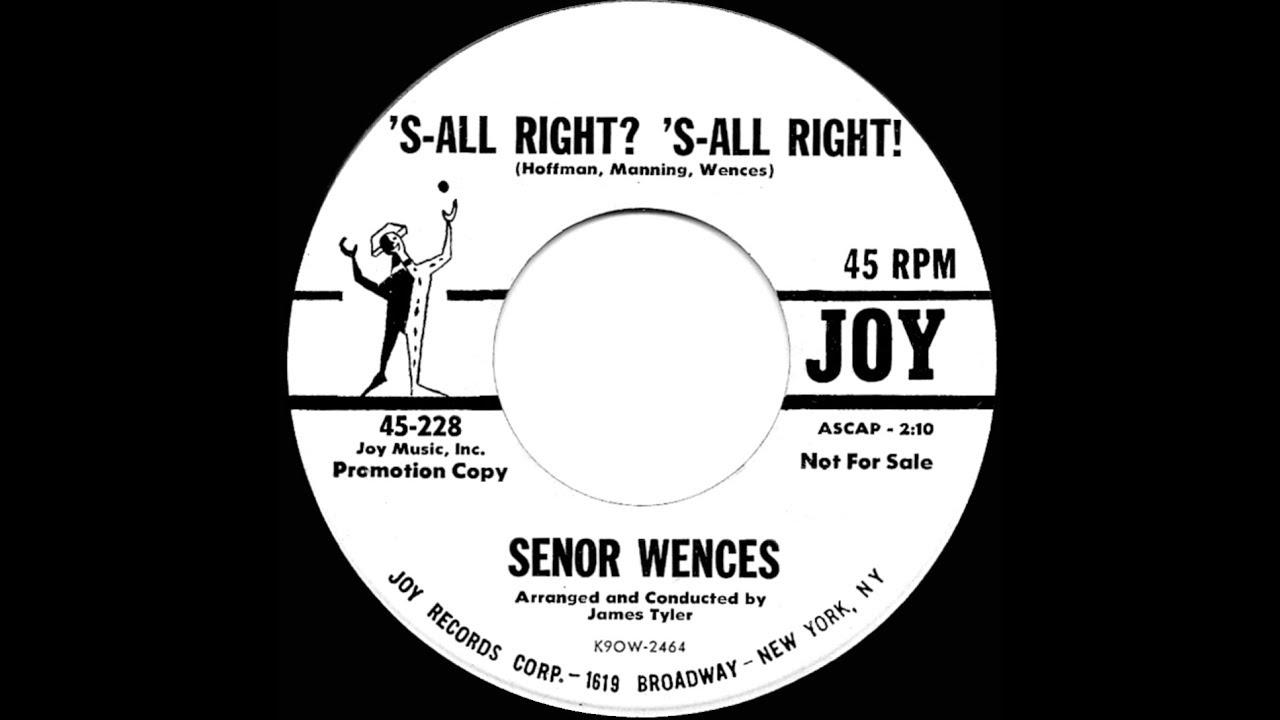 1959 Senor Wences - ‘S-All Right? ‘S-All Right! - YouTube