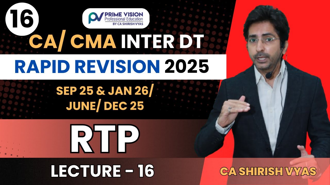 RTP MAY 25 | CA/CMA INTER I SEP 25 &JAN 26 I JUN/DEC 25 | DT I RAP REV ...