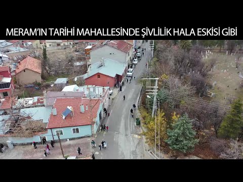 Konya Meram'ın tarihi Dere Mahallesinde şivlilik coşkusu yüz yıllardır hep aynı!