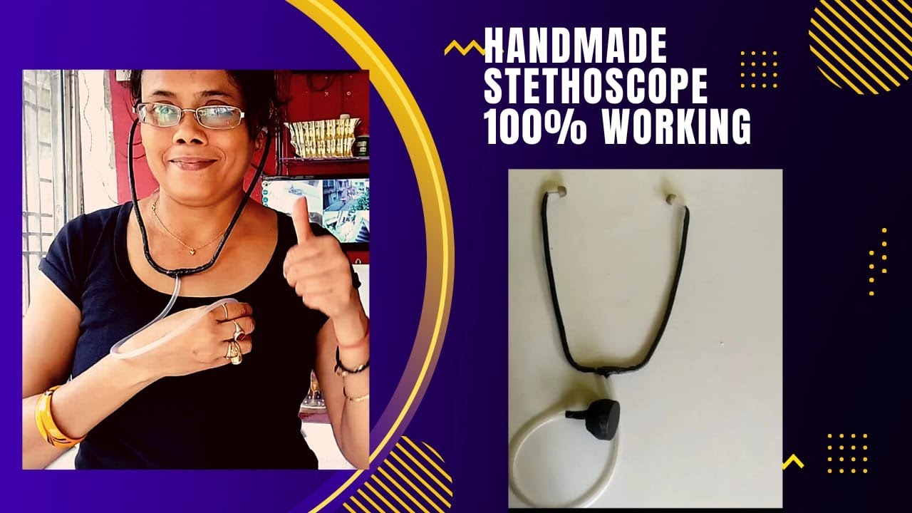 How To Make A Stethoscope At Home ।। Project For School।। 100% Working ...