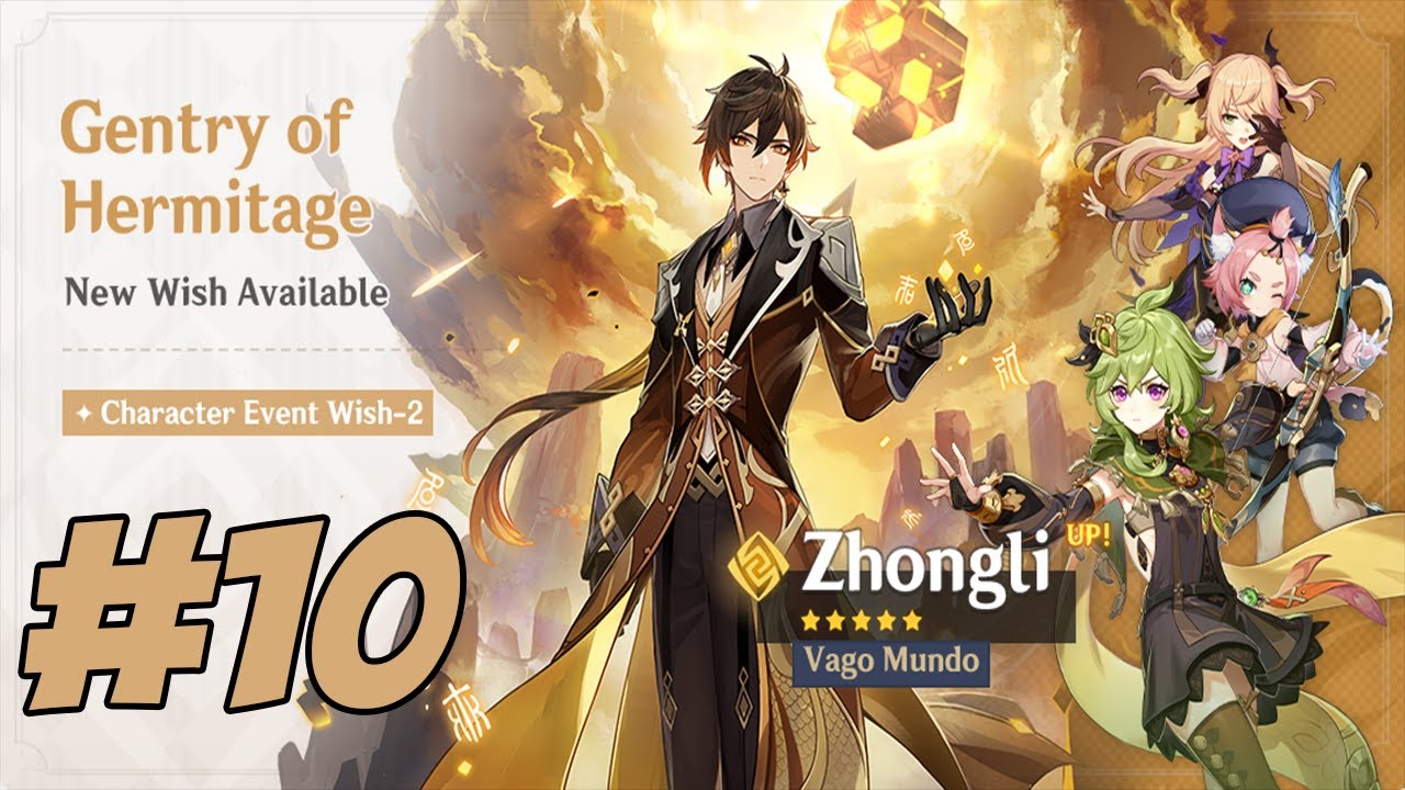 Genshin Impact Streamers Roll On The Zhongli Banner #10 - YouTube
